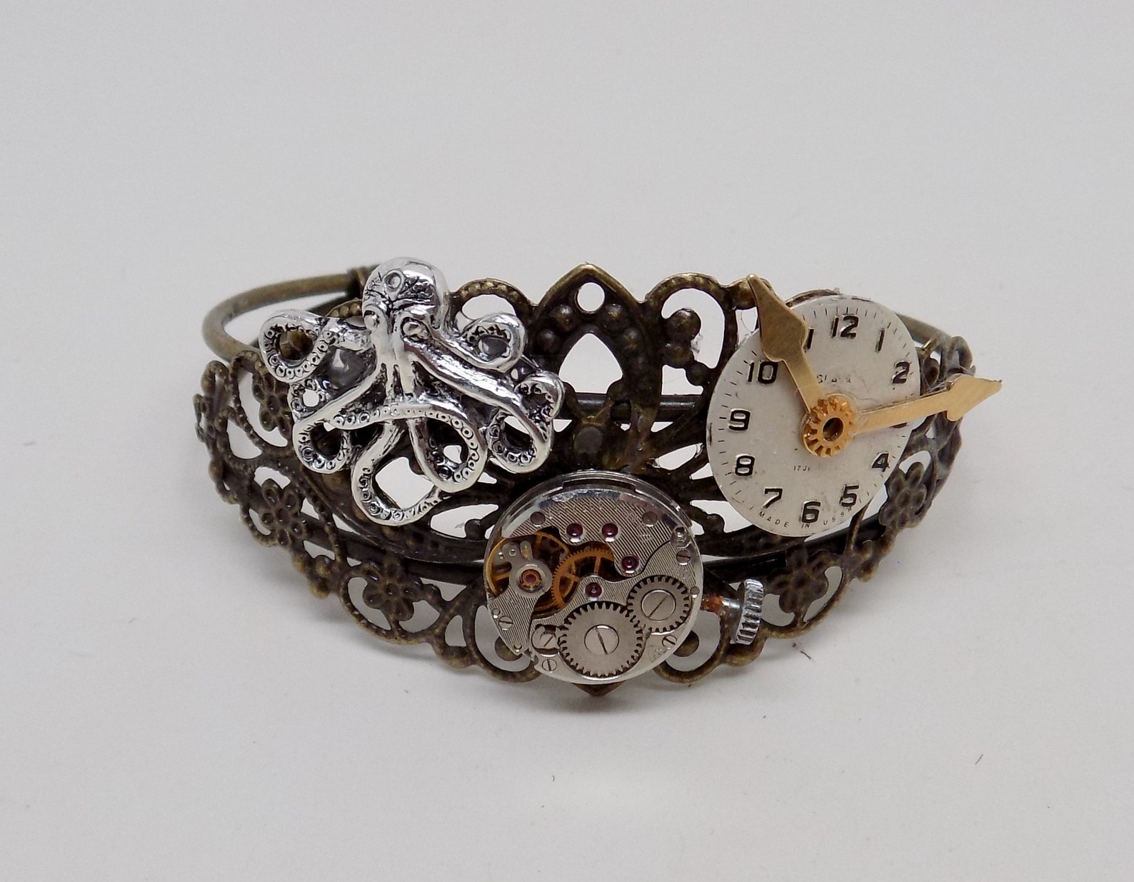 Steampunk Jewelry. Steampunk Cuff Bracelet. Steampunk - Etsy