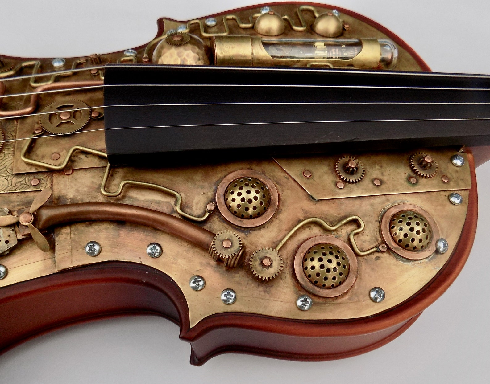 Steampunk Violin.violin Sculpture .violin.steampunk Sculpture. - Etsy