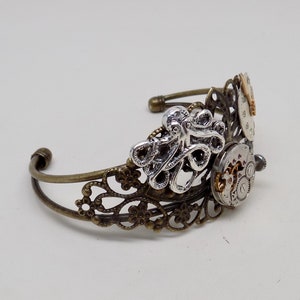 Steampunk Jewelry. Steampunk Cuff Bracelet. Steampunk Bracelet. - Etsy