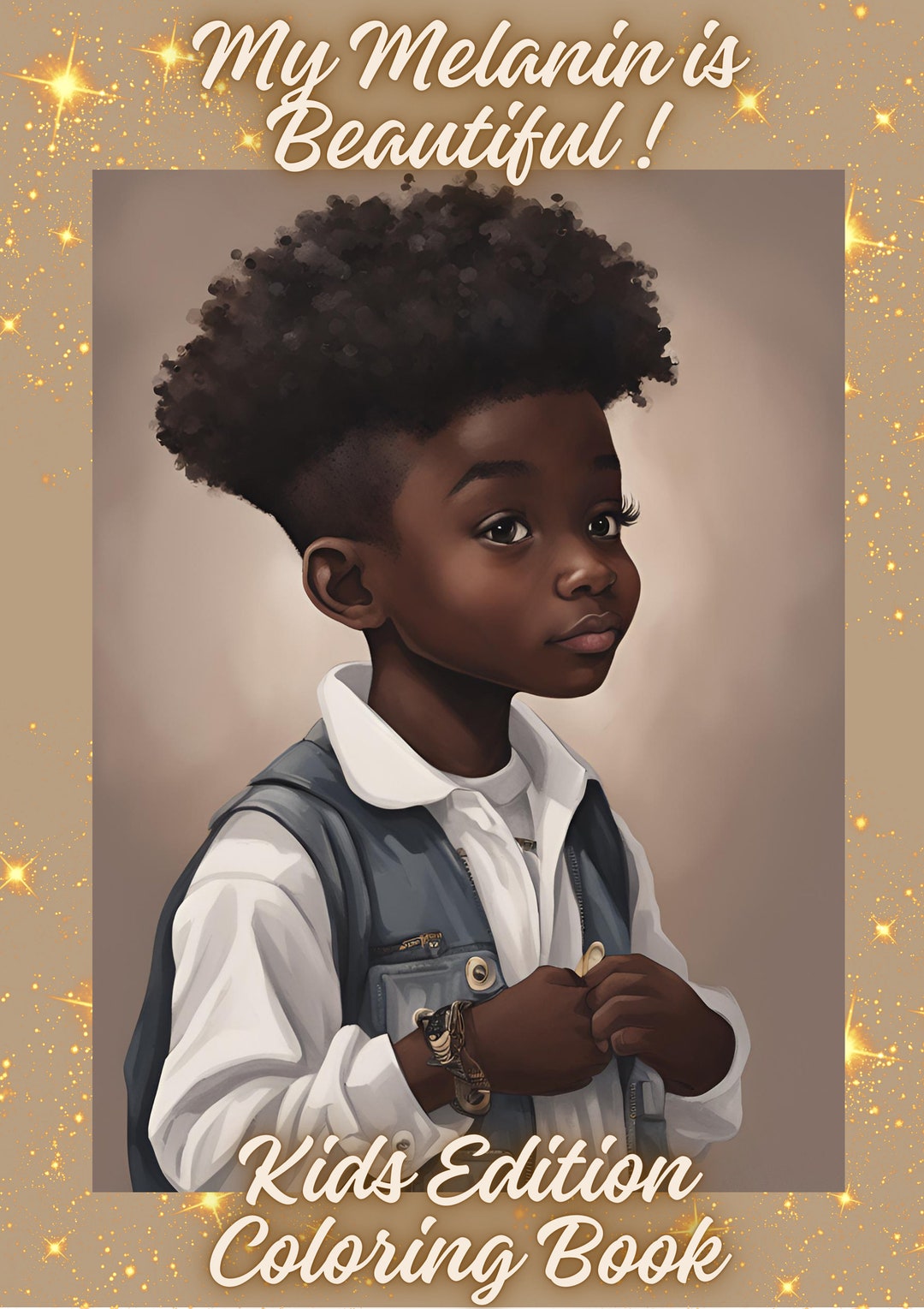 My Melanin is Beautiful Coloring Pages - Etsy