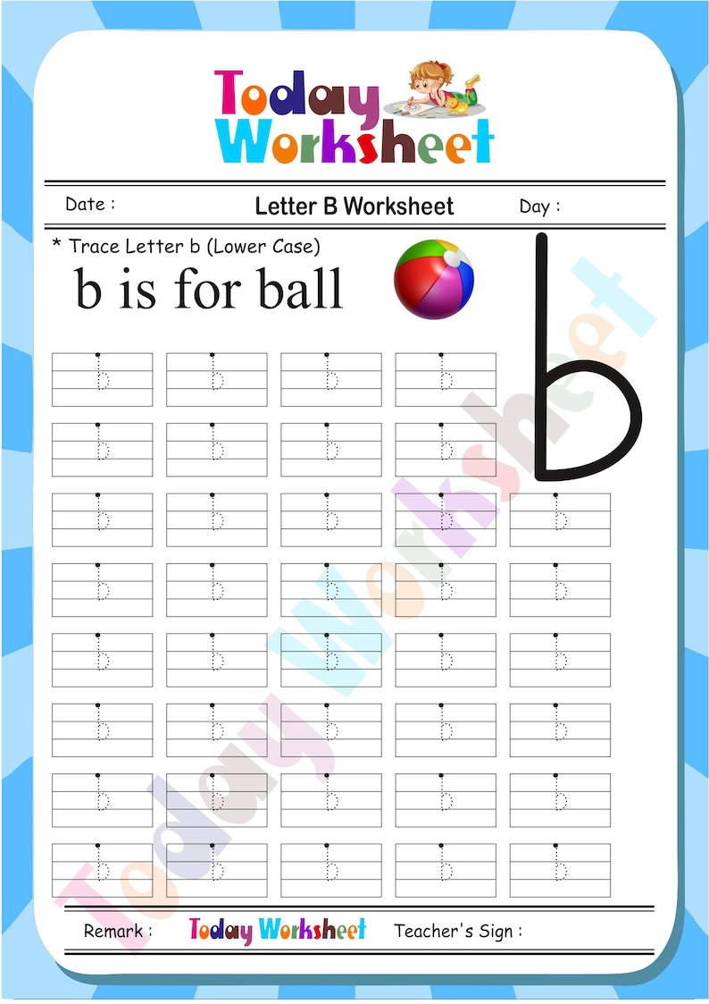 Alphabet Tracing Book for Kids Printable | Uppercase Lowercase Letter ...