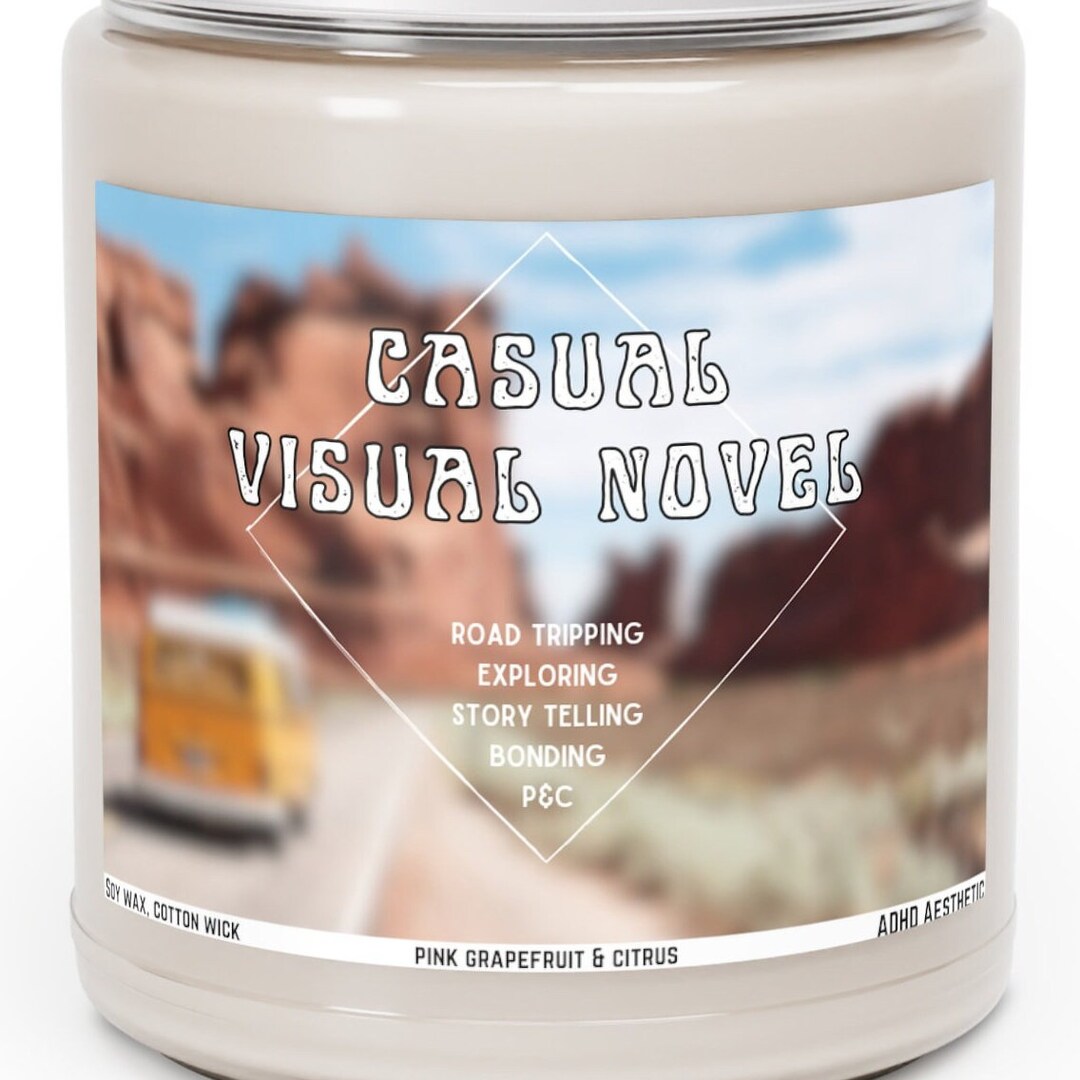 Gaming Themed Scented Candle, Casual Visual Novel Games, RPG Gamer ...