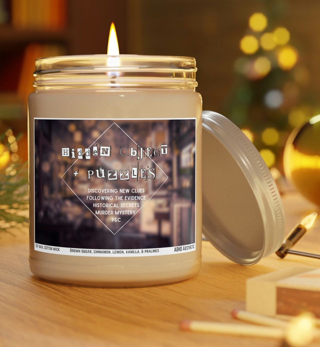 Gaming Themed Scented Candle, Hidden Object Games, Puzzle Solving Games ...