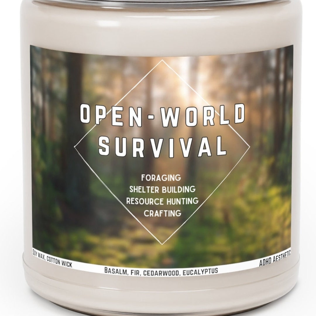 Gaming Themed Scented Candle, Open-world Survival Games, RPG Gamer ...