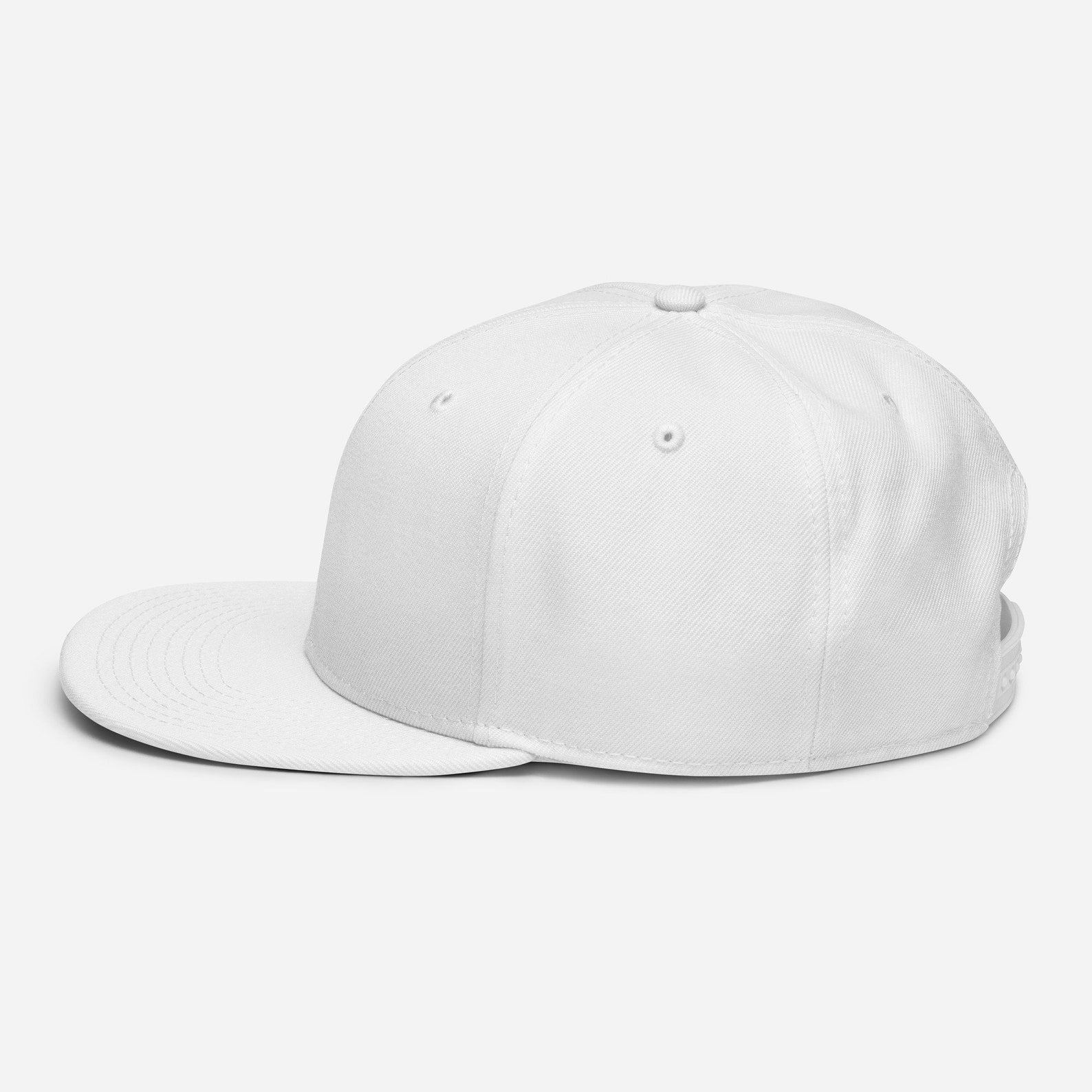 Fresh Snapback Hat - White on White "fresh" Lid - Etsy