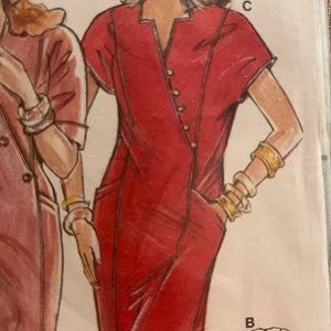 Burda Dress Pattern 4116 - Etsy