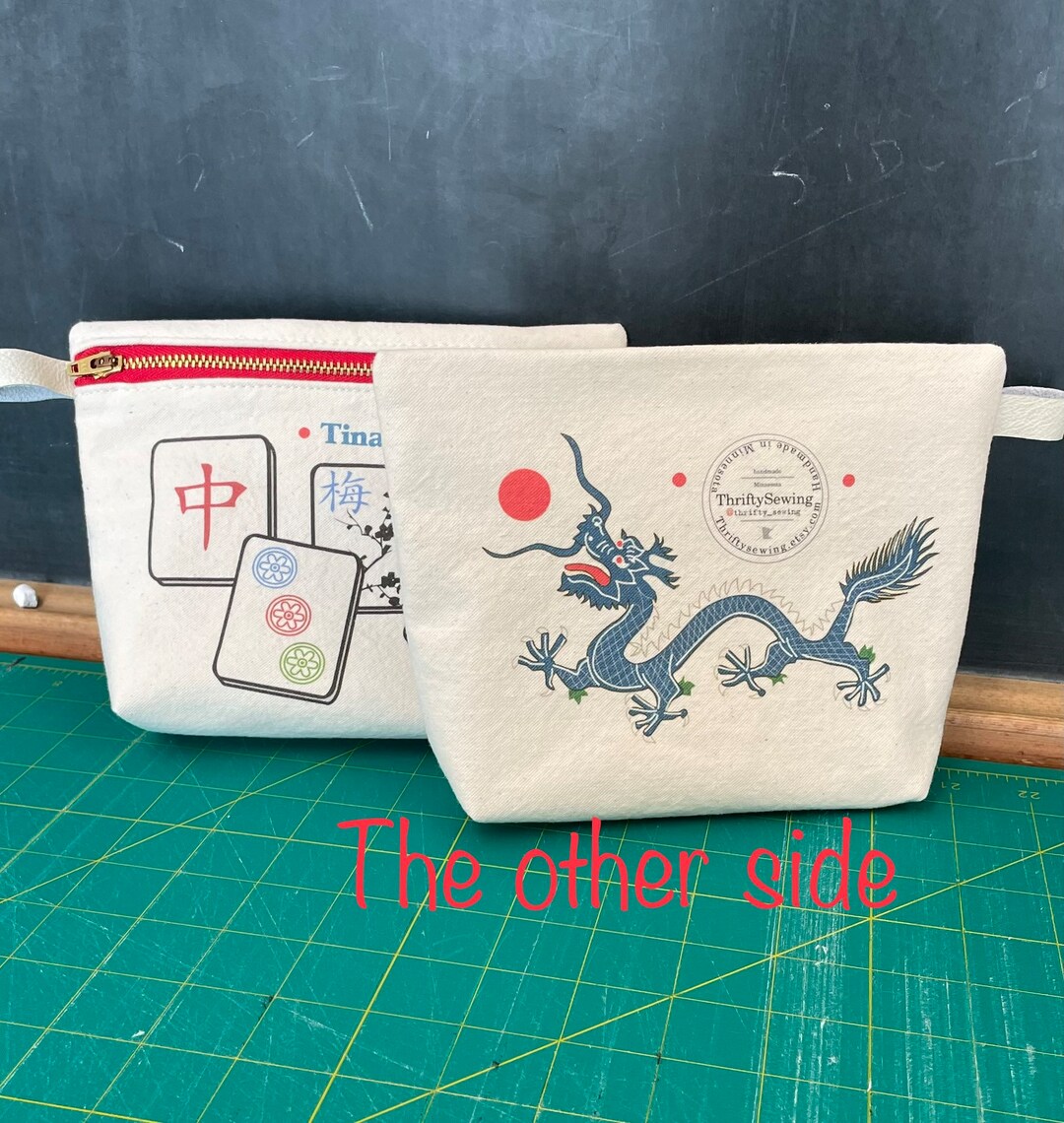Mahjongg Zipper Pouch - Etsy