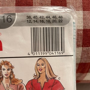 Burda Dress Pattern 4116 - Etsy