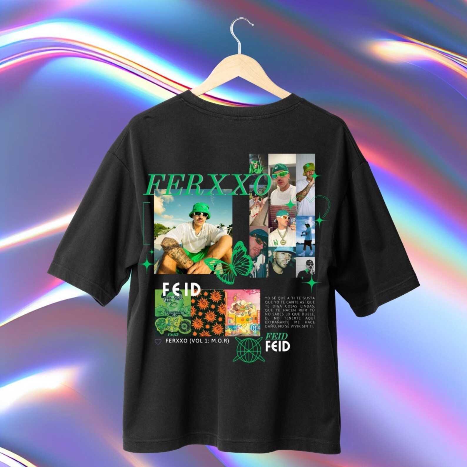 Feid Ferxxo T-shirt Design. PNG Digital Retro, 90s Vintage, Pirate T ...