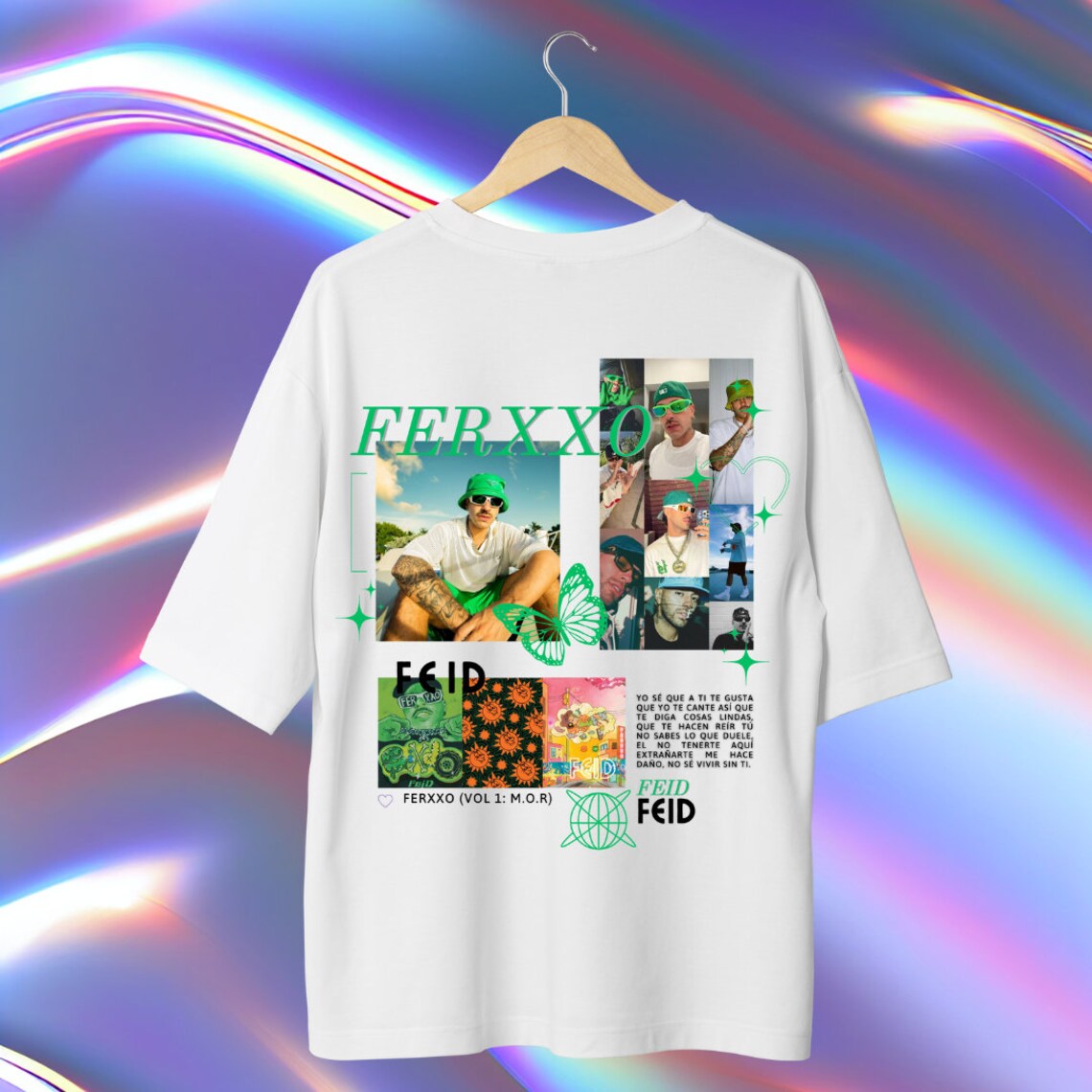 Feid Ferxxo T-shirt Design. PNG Digital Retro, 90s Vintage, Pirate T ...