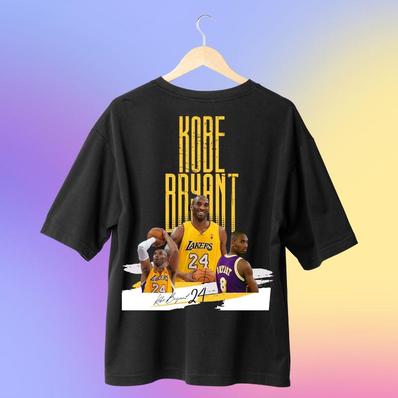 Kobe Bryant PNG Digital Download, Basketball Graphic Tees, Basketball ...