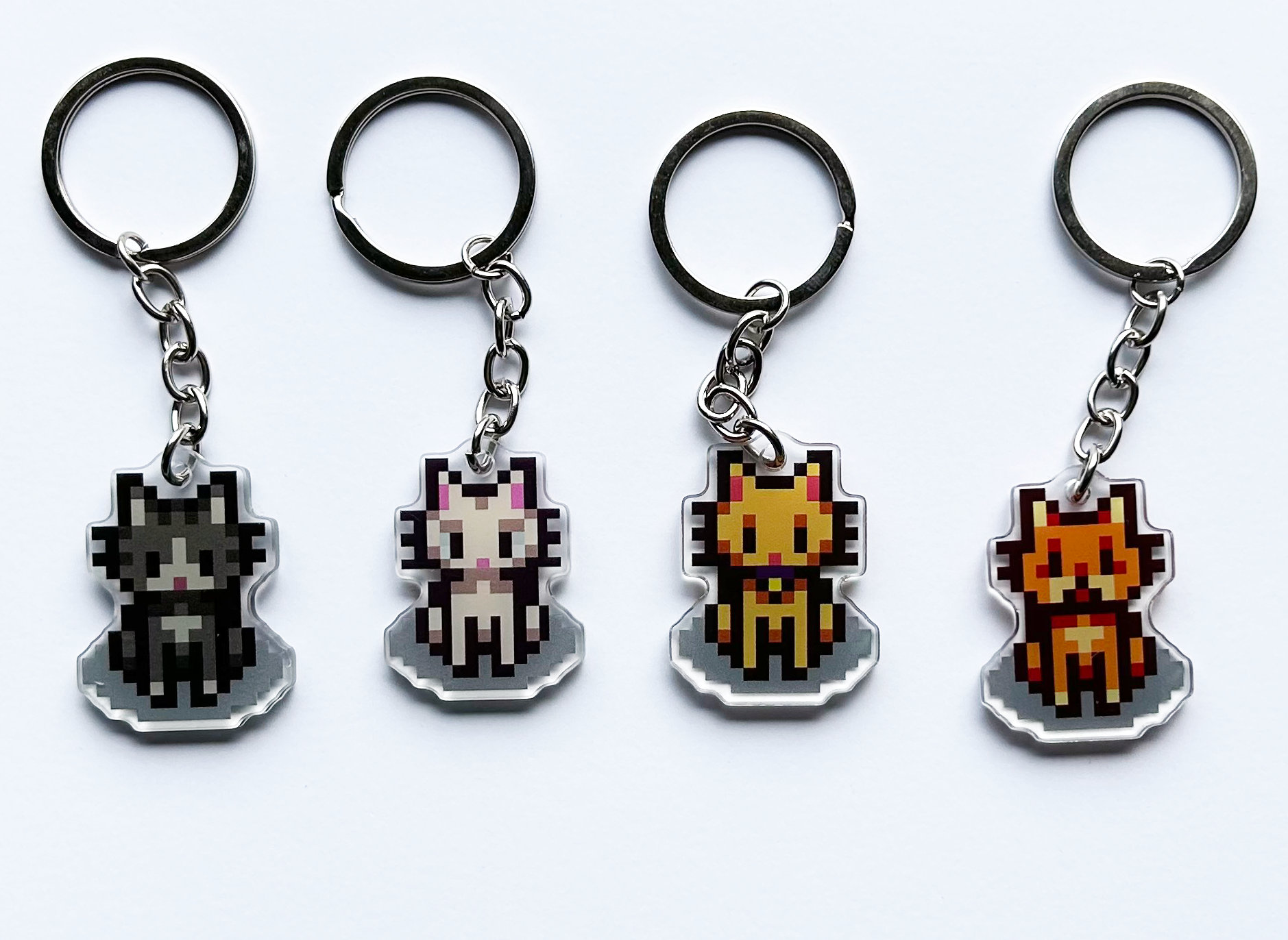 Stardew Valley Rabbit Keychain, Stardew Valley Blue Chicken/golden ...