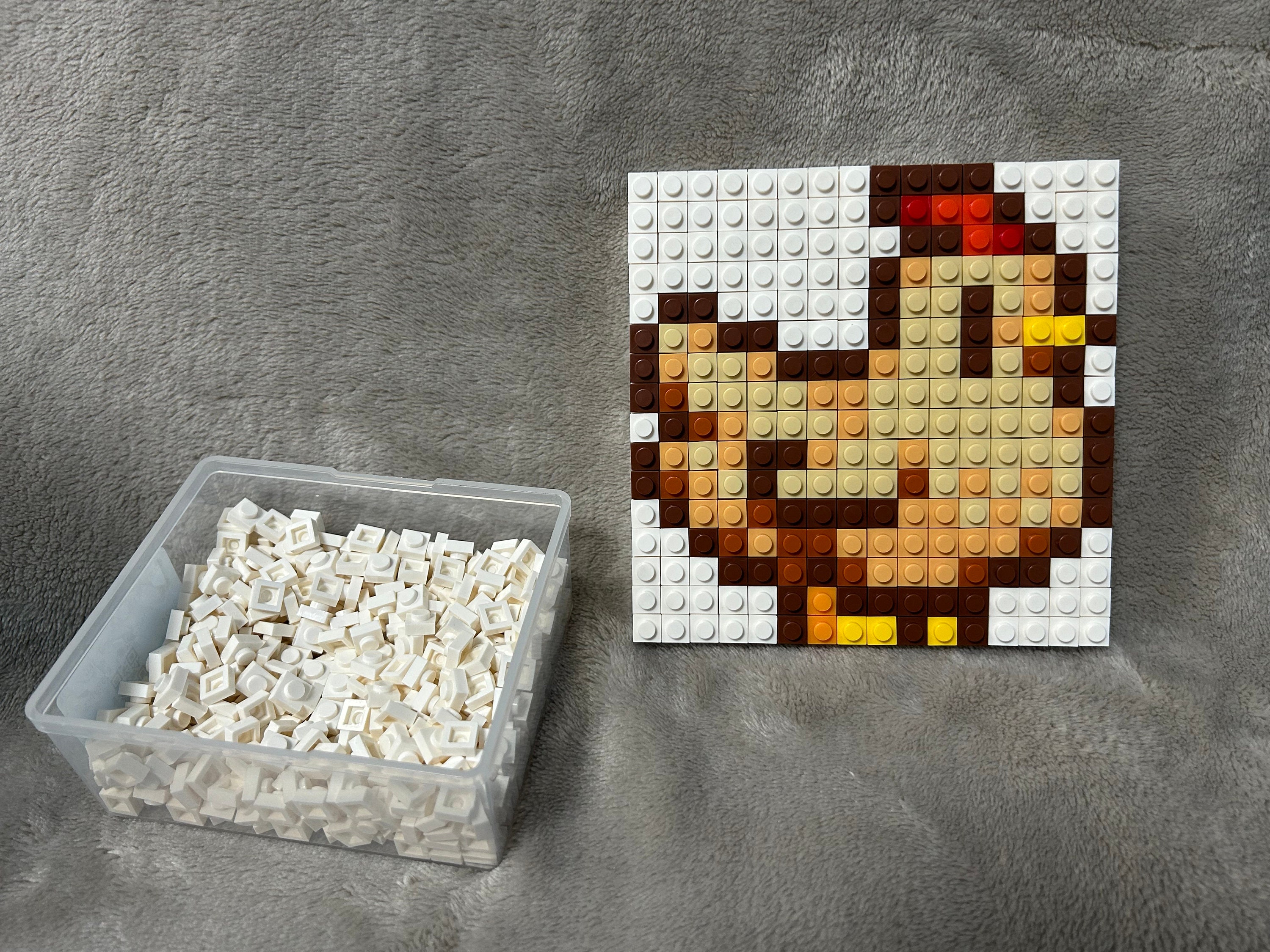 Stardew Valley Chicken Brick Pixel Art, DIY Kit, Micro Brick Mosaic ...