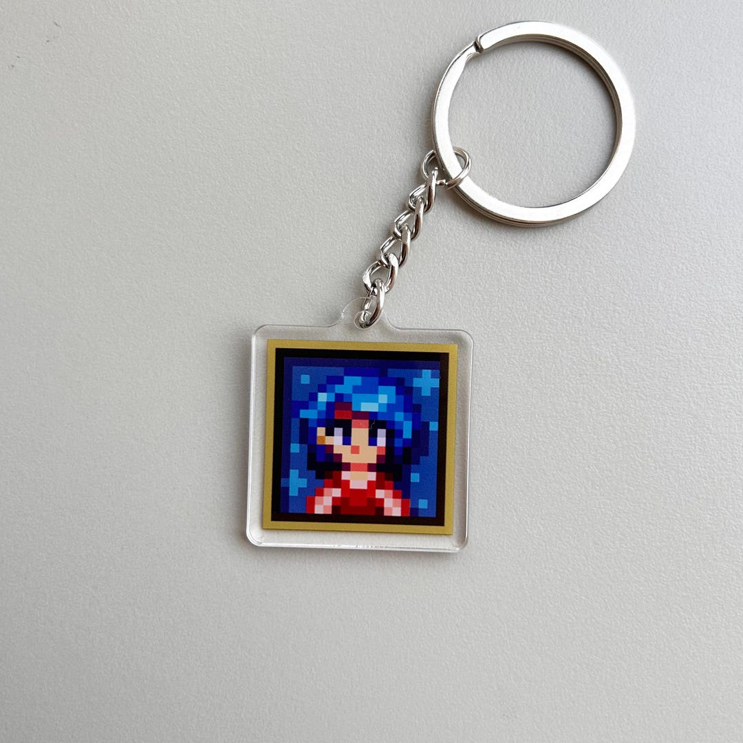 Stardew Valley Emily Keychain, Stardew Villagers Keychain, Gift for ...