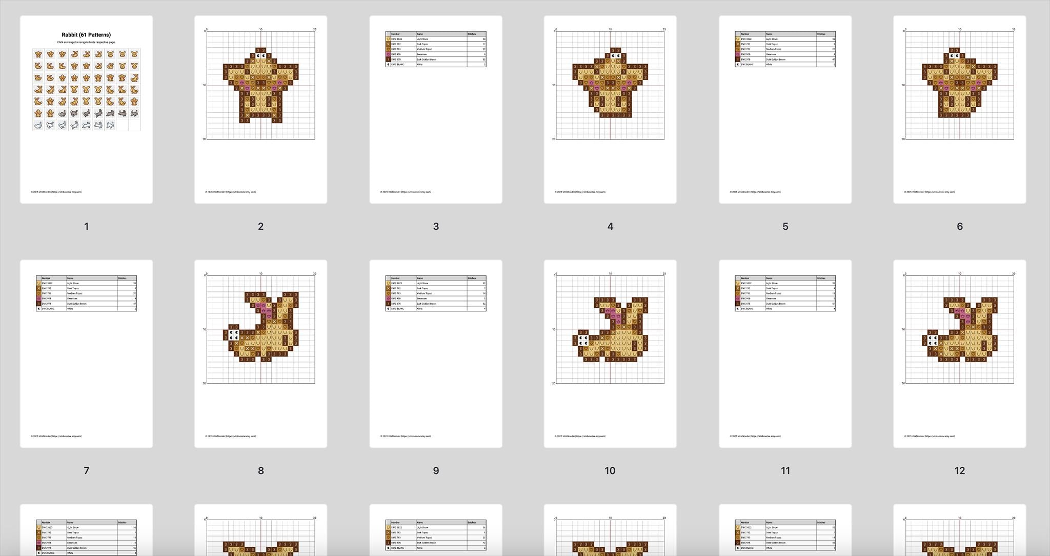 Stardew Valley Cross Stitch Patterns - 1200+ Patterns Bundle, All ...
