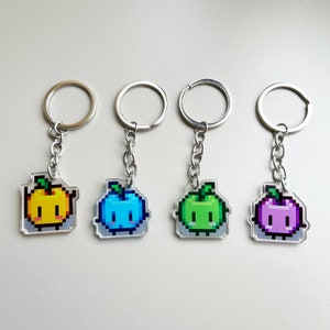 Stardew Valley Keychain - Coop and Animals, Blue Chicken/golden Chicken ...