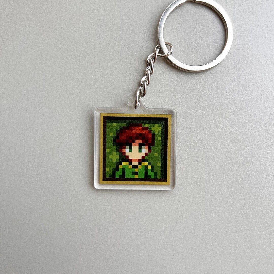 Stardew Valley Alex Keychain, Stardew Villagers Keychain, Gift for ...