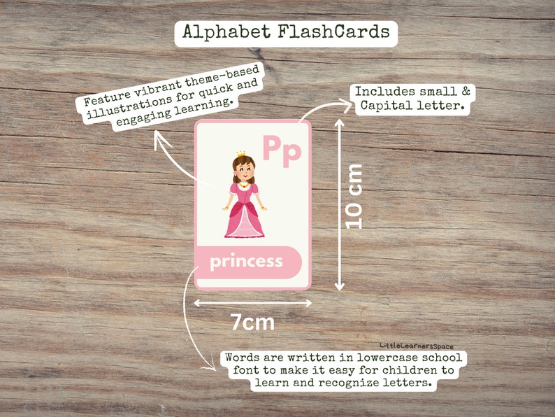 Princess Castle Alphabet Flashcards | Printable Flashcard | ABC ...