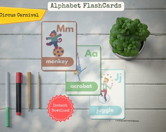 Space Adventures Alphabet Flashcards Printable Flashcard ABC Flashcards ...