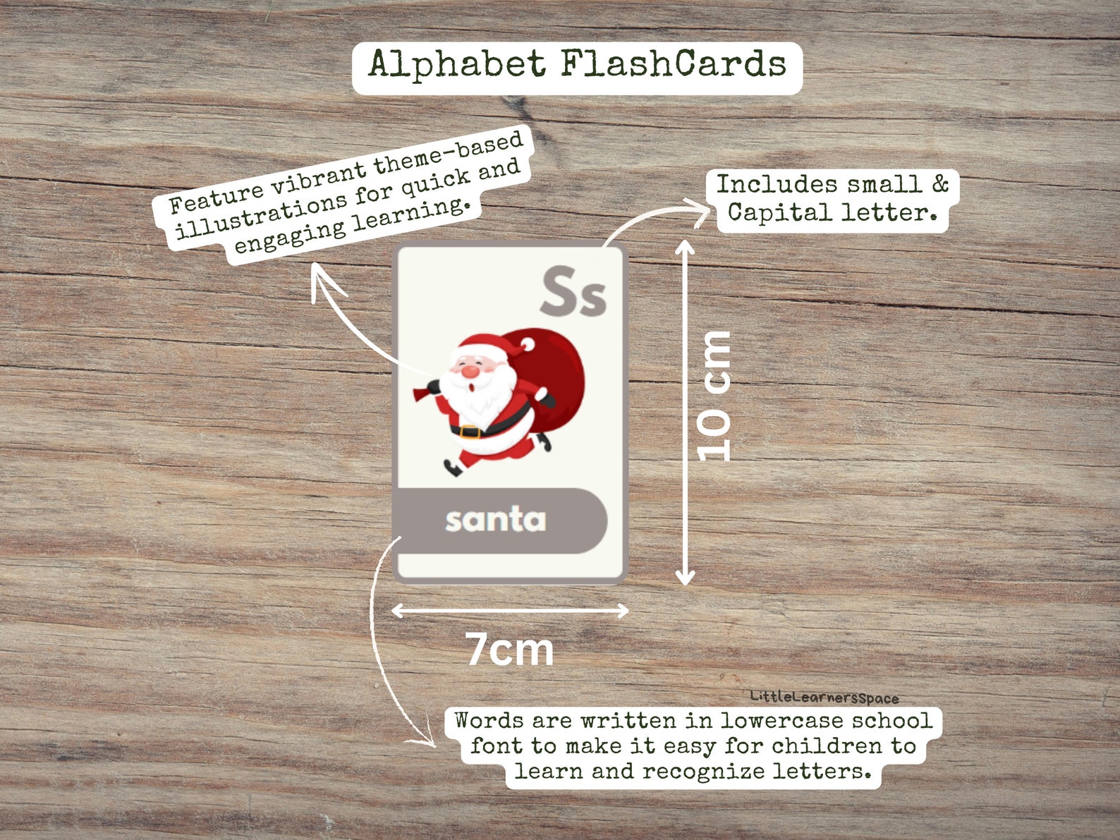 Christmas Alphabet Flashcards | Printable Flashcard | ABC Flashcards ...