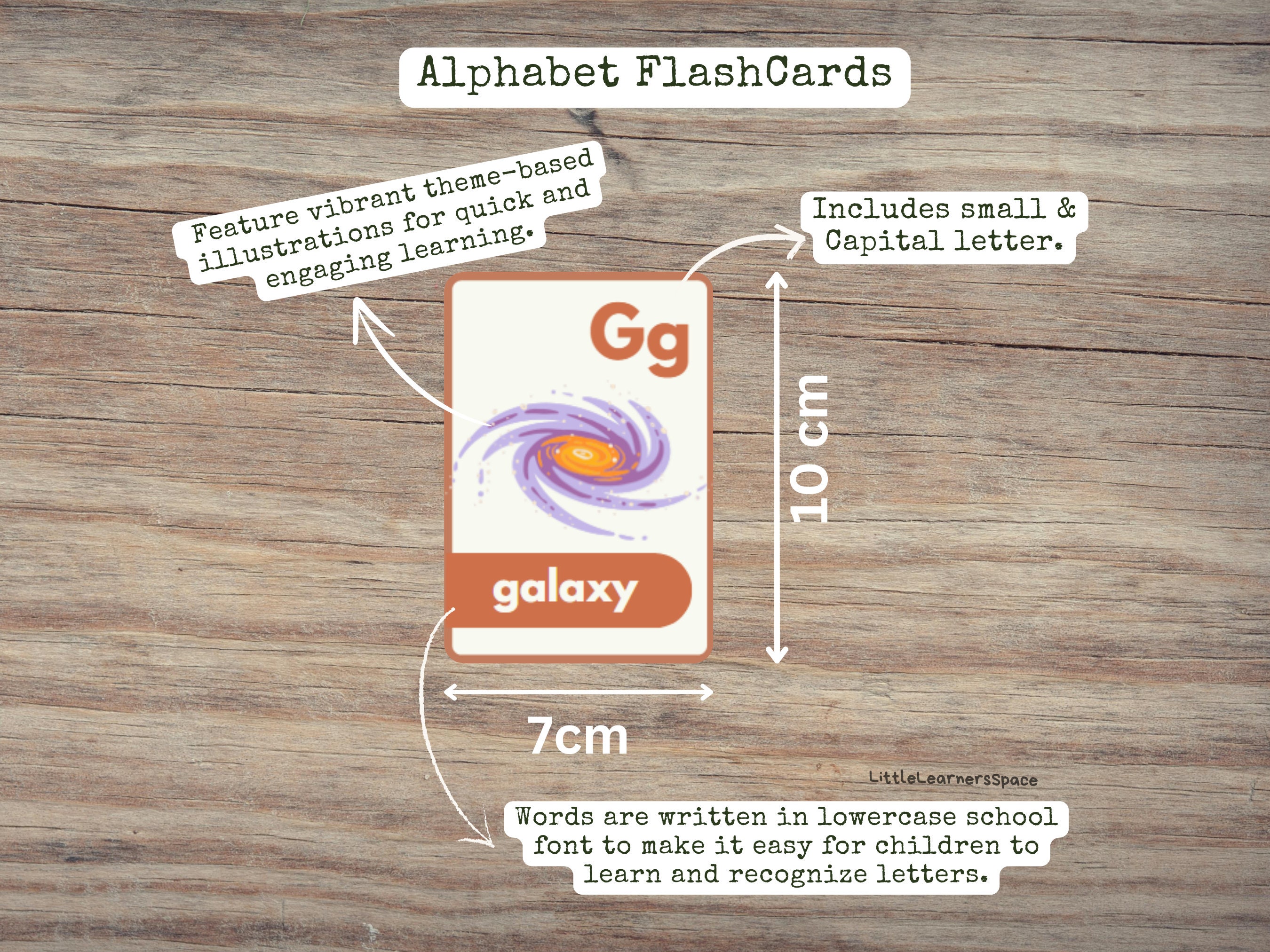 Space Adventures Alphabet Flashcards Printable Flashcard ABC Flashcards ...