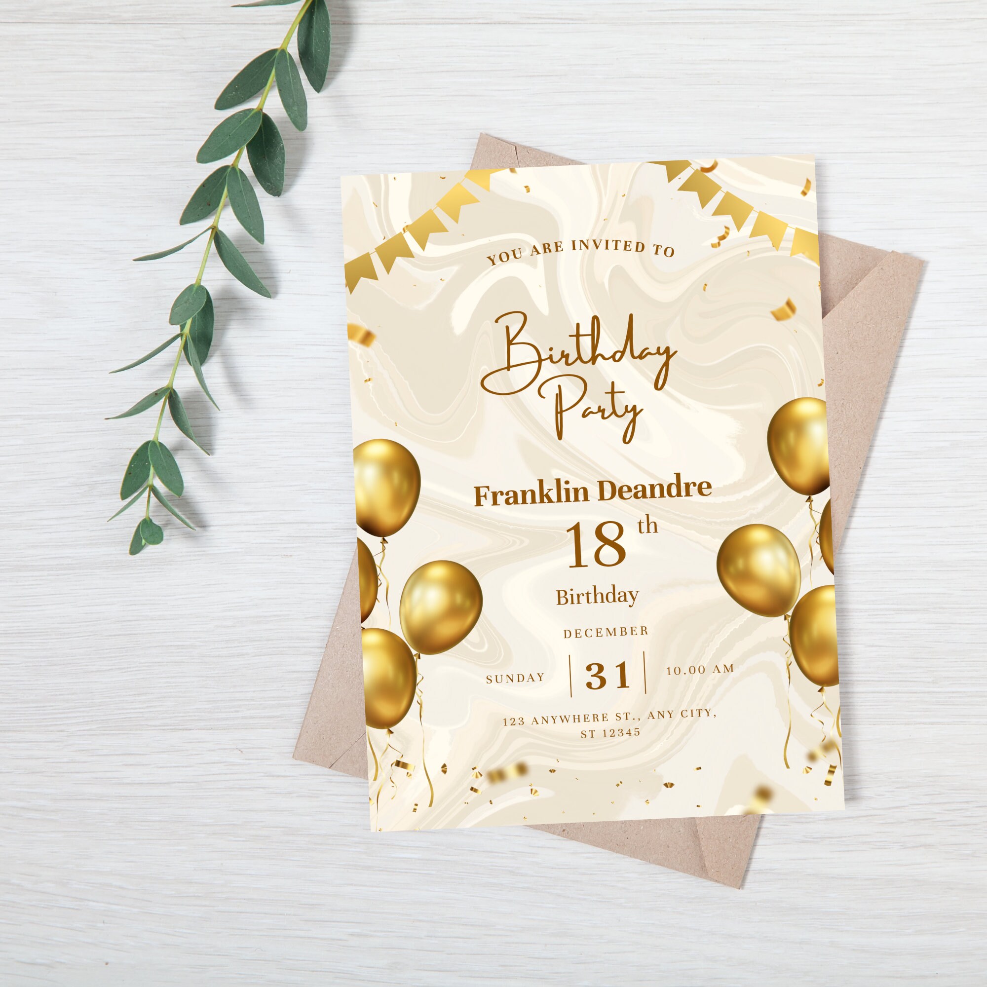 Fun-filled Printable Birthday Invitation for a Memorable Celebration ...