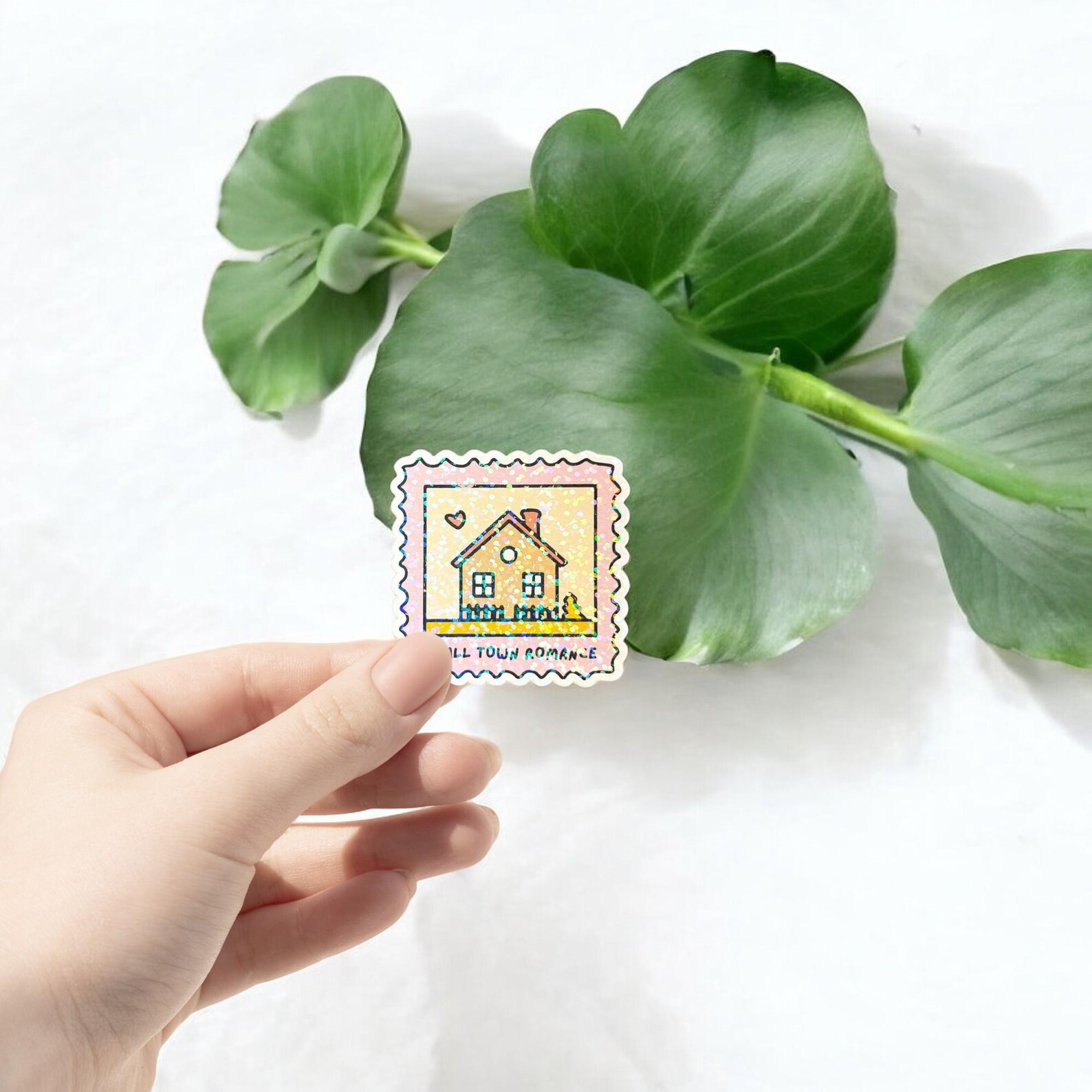 Cute House Sticker, Whimsical Watercolor Art Sticker, Fun Decorative ...