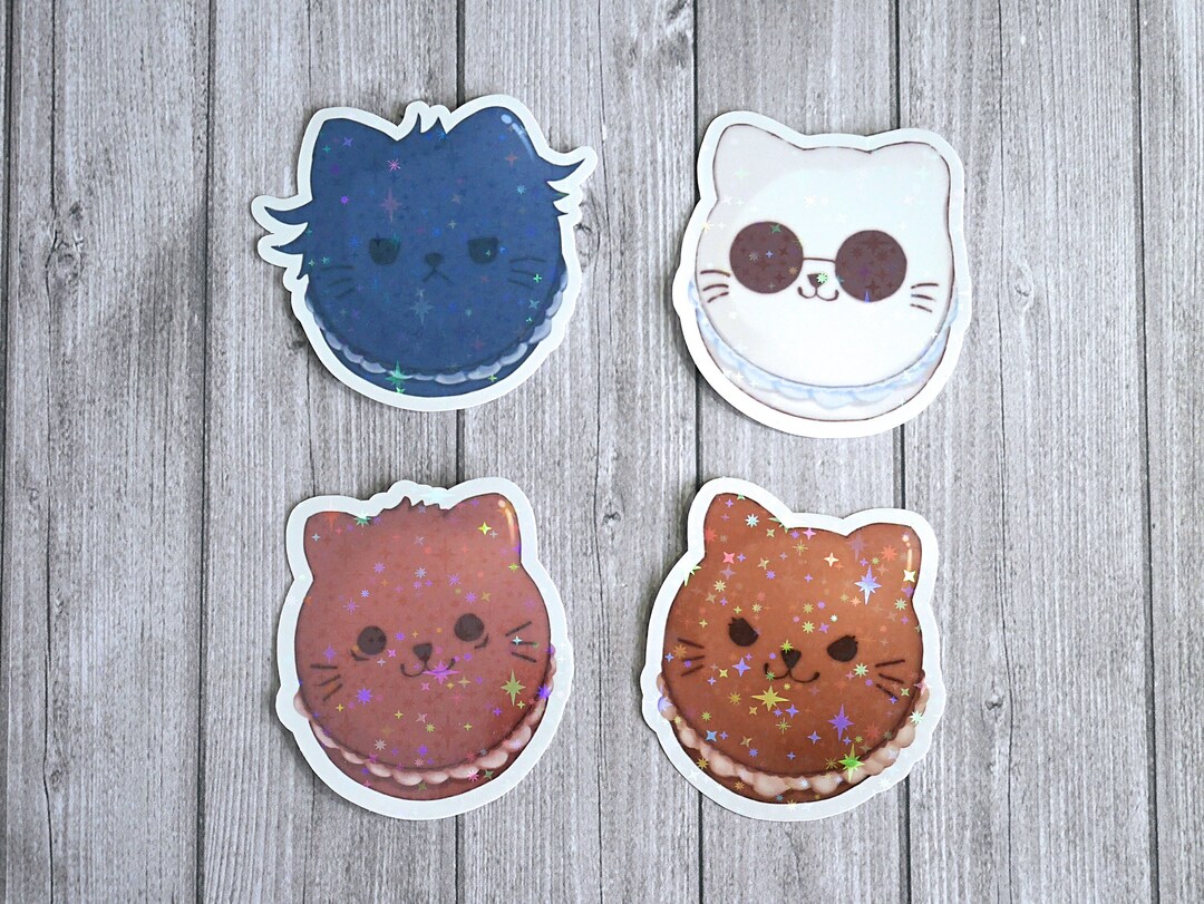 JJK Stickers, Jujutsu, Macaroon Stickers, Cat Stickers, Holographic ...