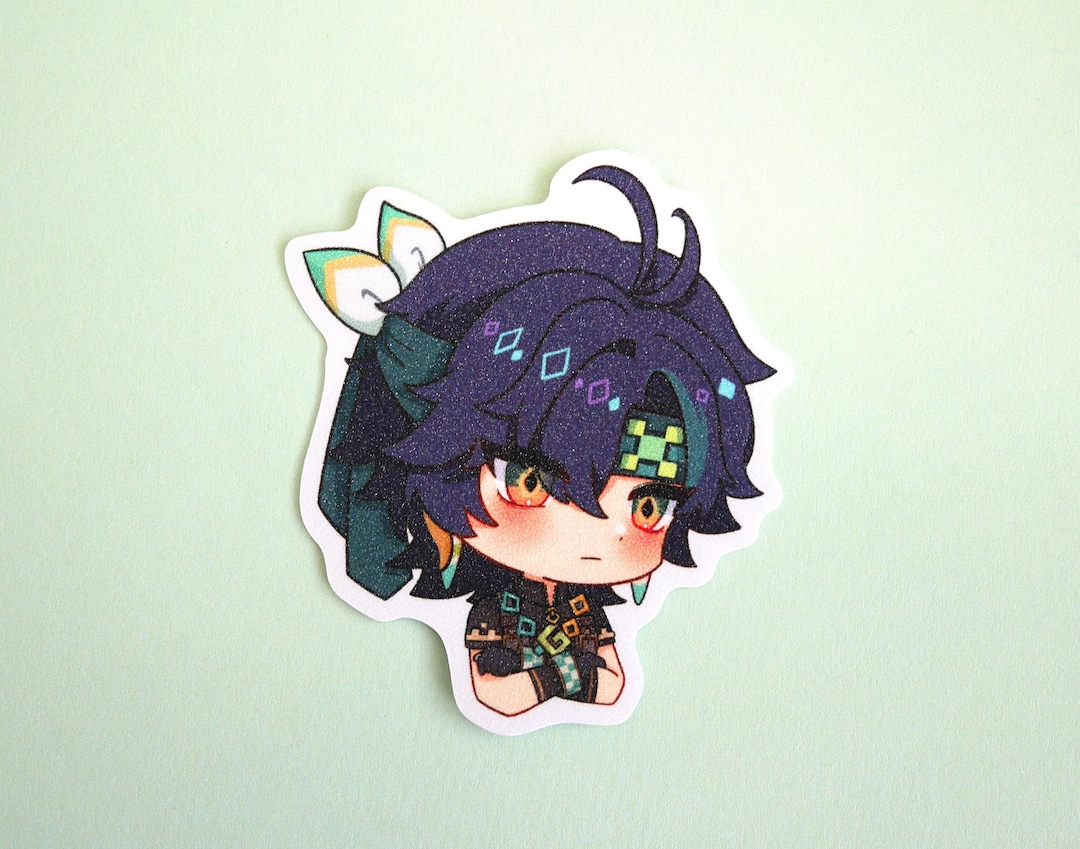 Genshin Impact Sticker, Kinich Sticker, Natlan, Cute Chibi, Vinyl ...