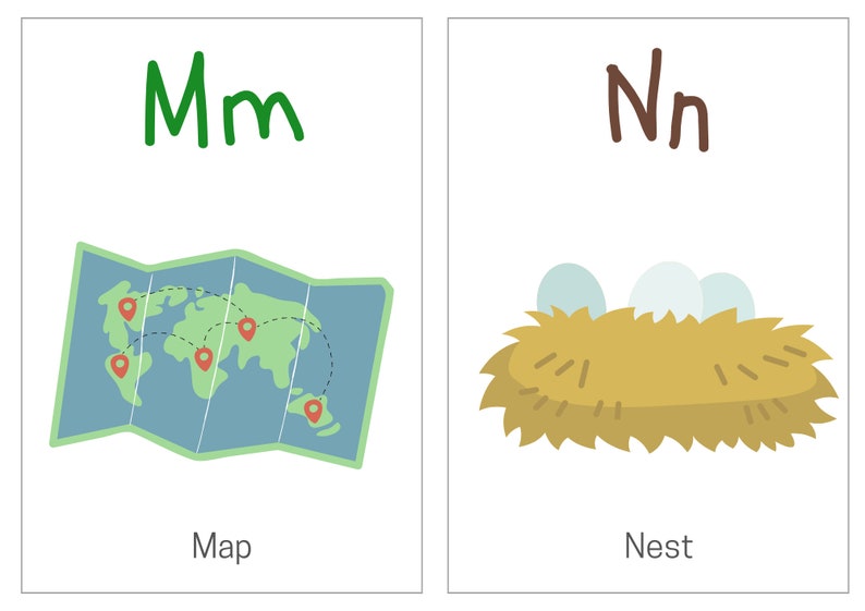 Printable Alphabet Flash Cards. Early Learning, Classroom Decorations ...