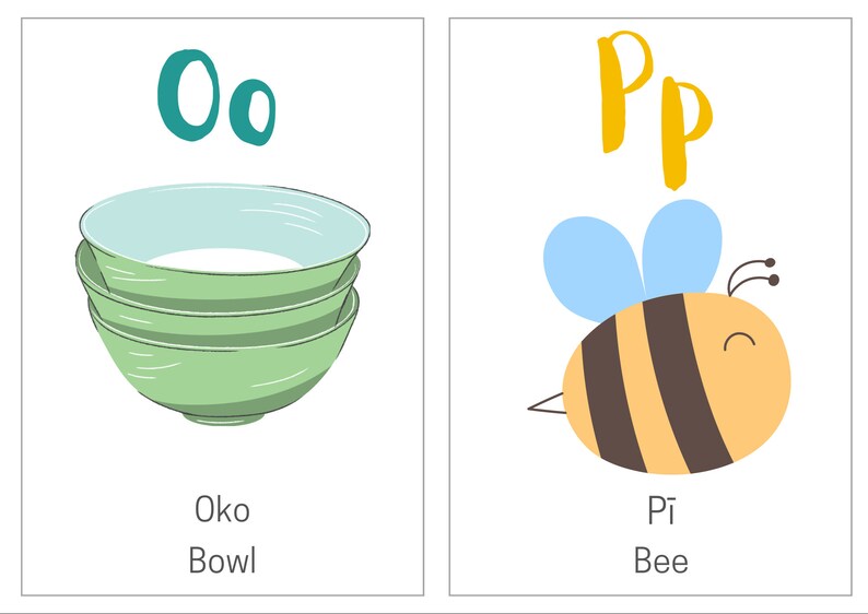 Printable Māori Alphabet Cards, Learning Resource, Classroom Resource ...