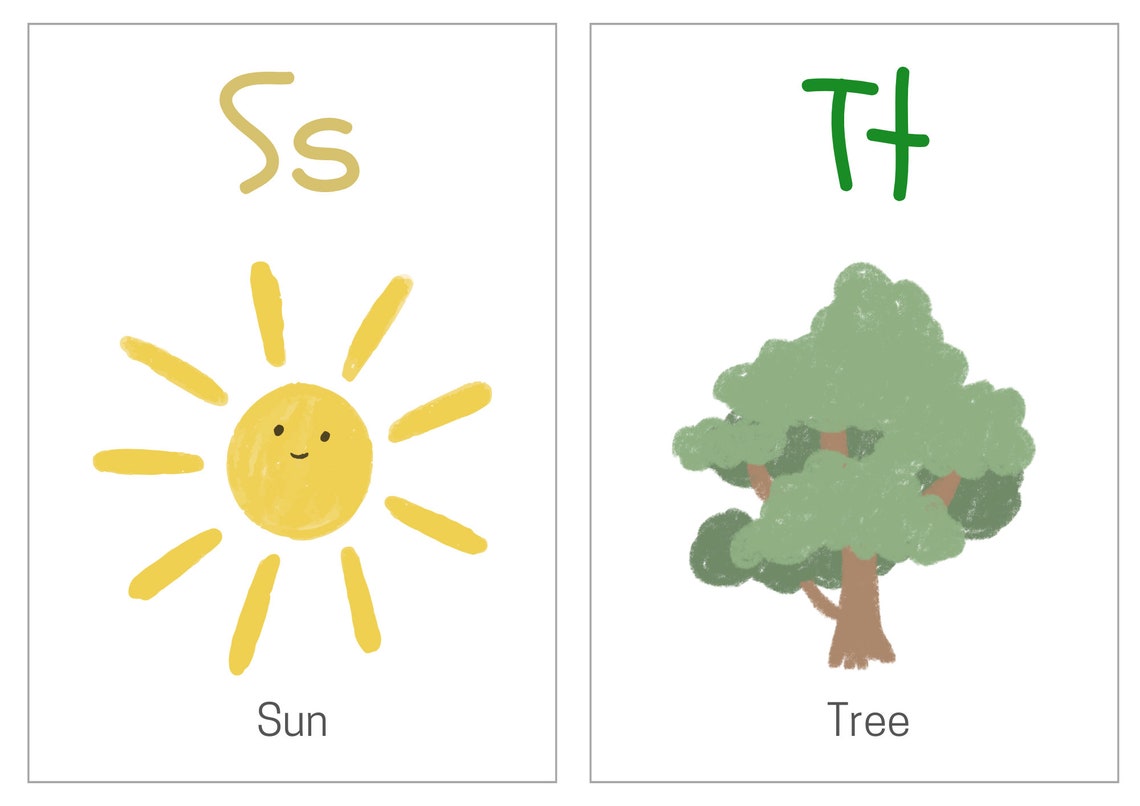 Printable Alphabet Flash Cards. Early Learning, Classroom Decorations ...