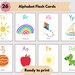 Printable Alphabet Flash Cards. Early Learning, Classroom Decorations ...