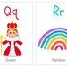 Printable Alphabet Flash Cards. Early Learning, Classroom Decorations ...