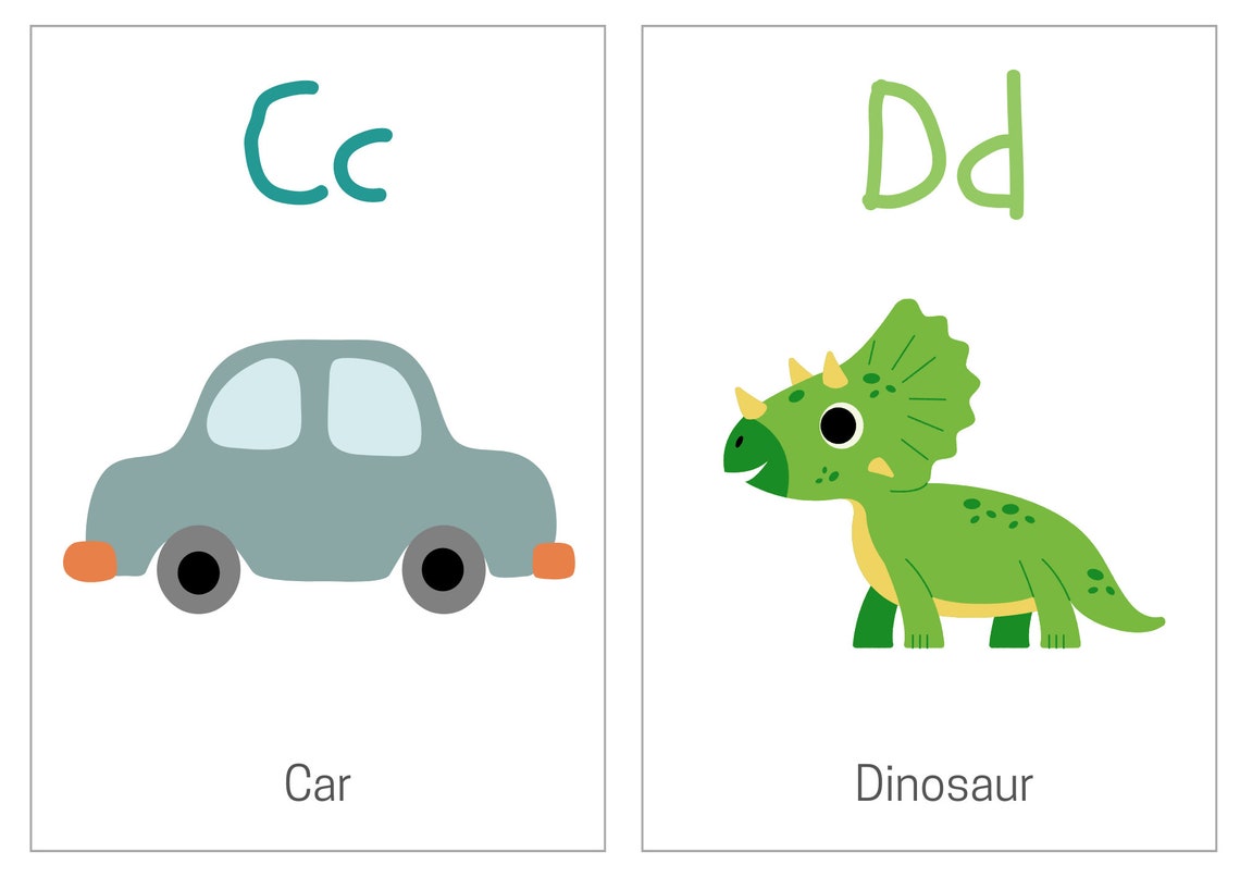 Printable Alphabet Flash Cards. Early Learning, Classroom Decorations ...