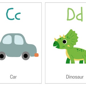 Printable Alphabet Flash Cards. Early Learning, Classroom Decorations ...