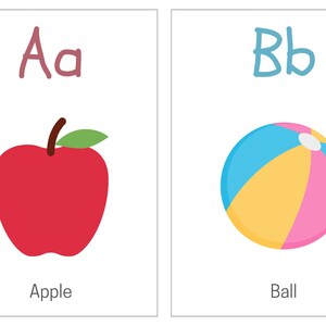 Printable Alphabet Flash Cards. Early Learning, Classroom Decorations ...