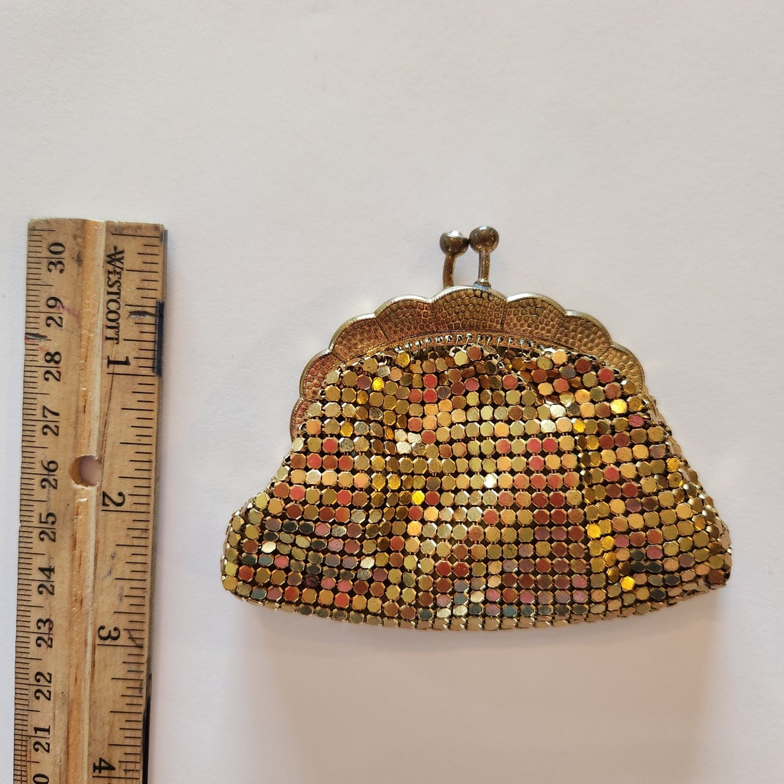 Vintage French Coin Purse, Gold - Etsy
