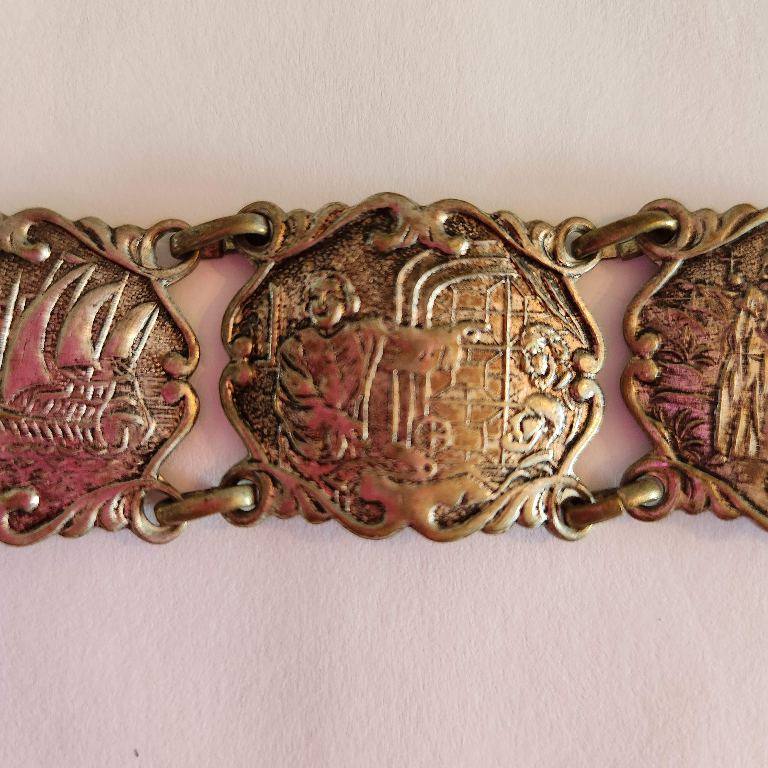 Vintage Christopher Columbus Story Bracelet History Gift Collector - Etsy