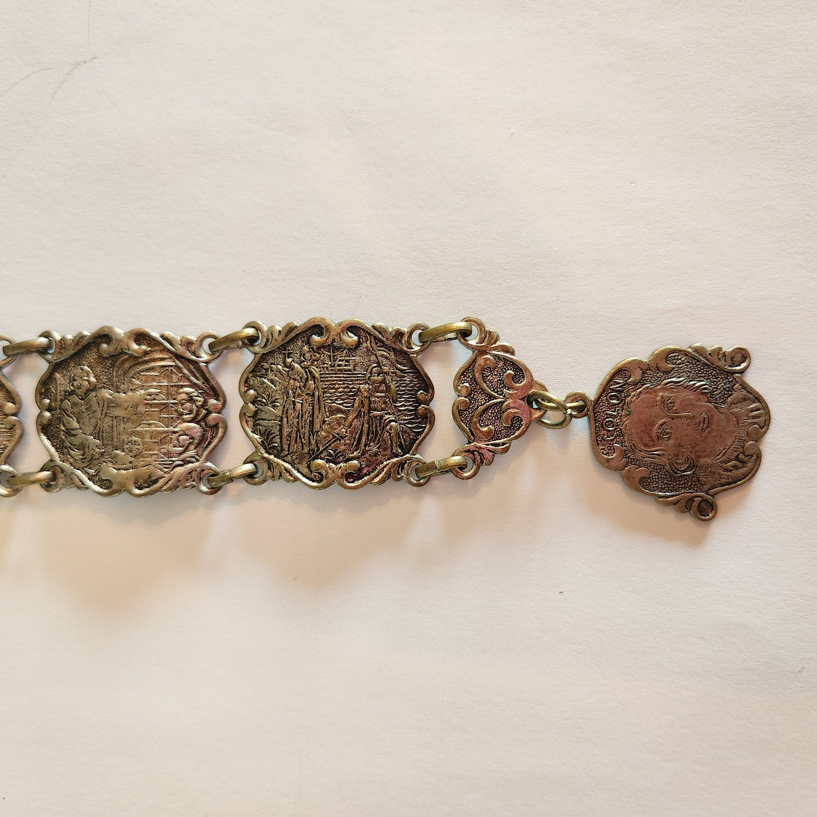 Vintage Christopher Columbus Story Bracelet History Gift Collector - Etsy
