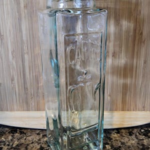 Vintage Caffe Jar, Made in Italy, Glass Coffee Beans Storage Vase ...
