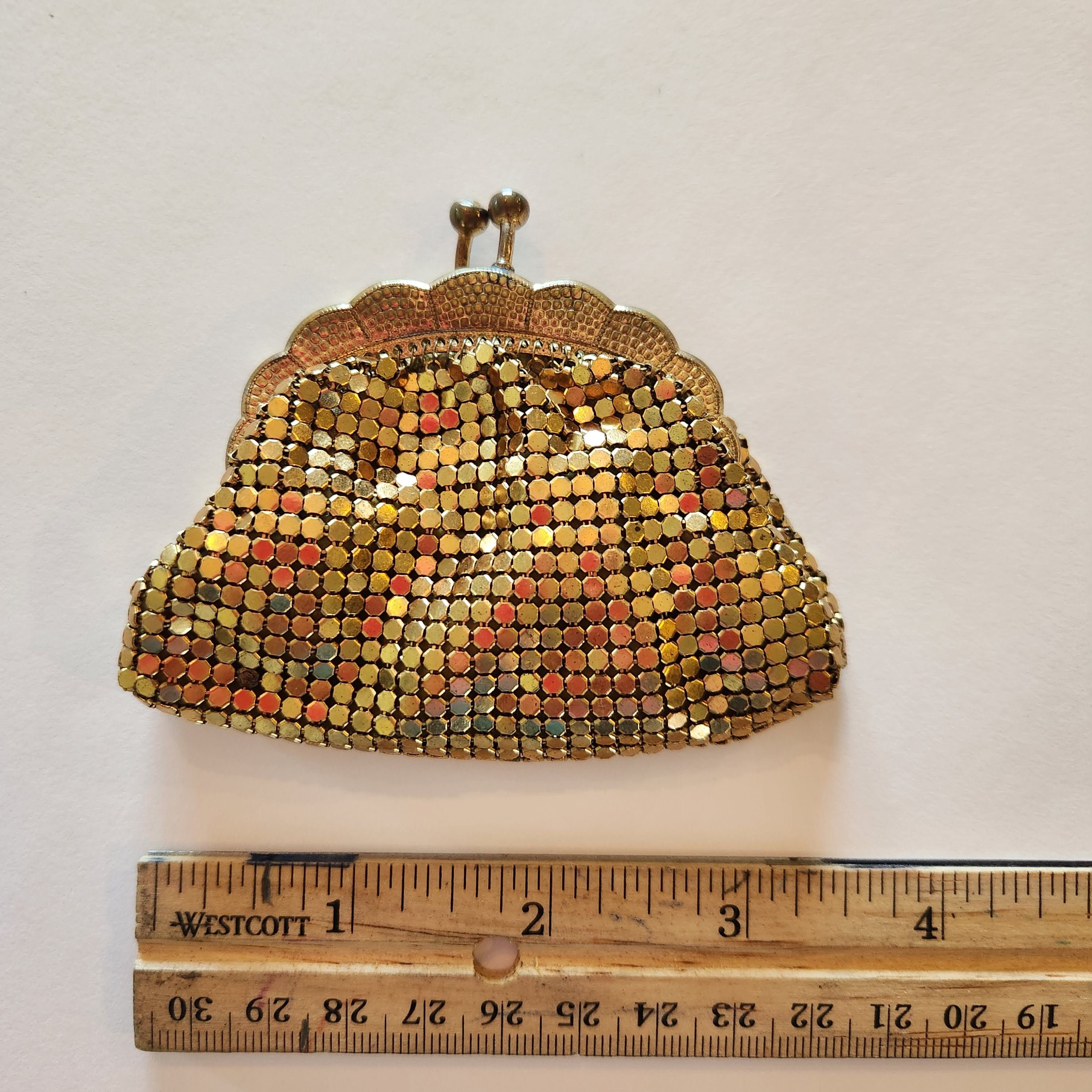 Vintage French Coin Purse, Gold - Etsy