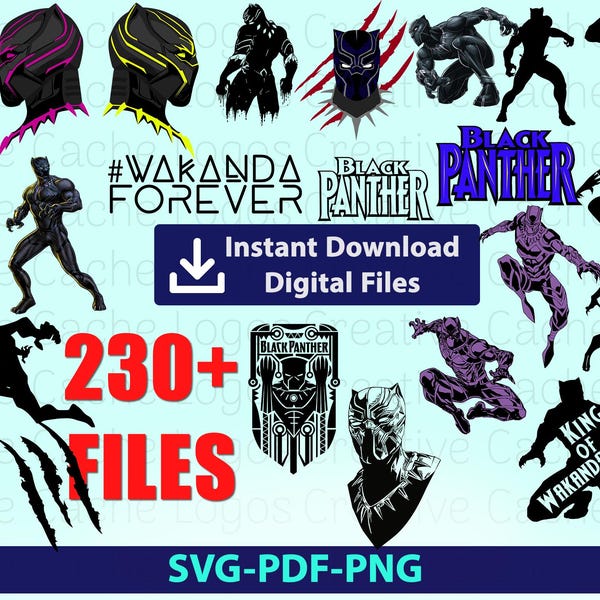Wakanda Svg - Etsy