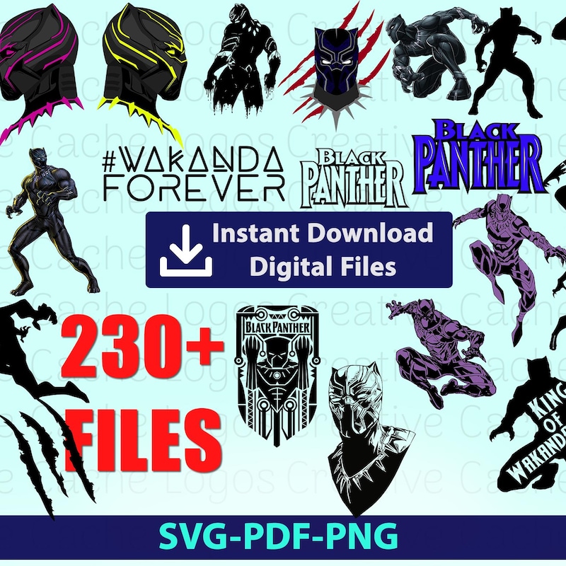 Wakanda Svg - Etsy