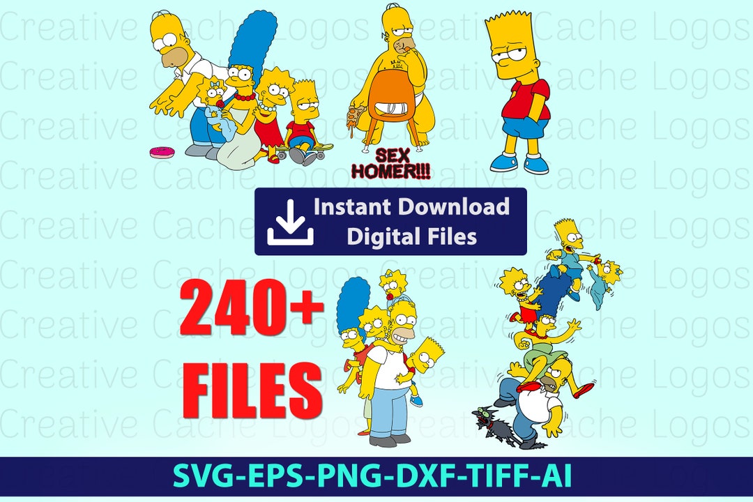 Buy Simpsons Png, Homer Simpsons Png, the Simpsons Printable, Marge Simpson, Bart Simpson Png ...