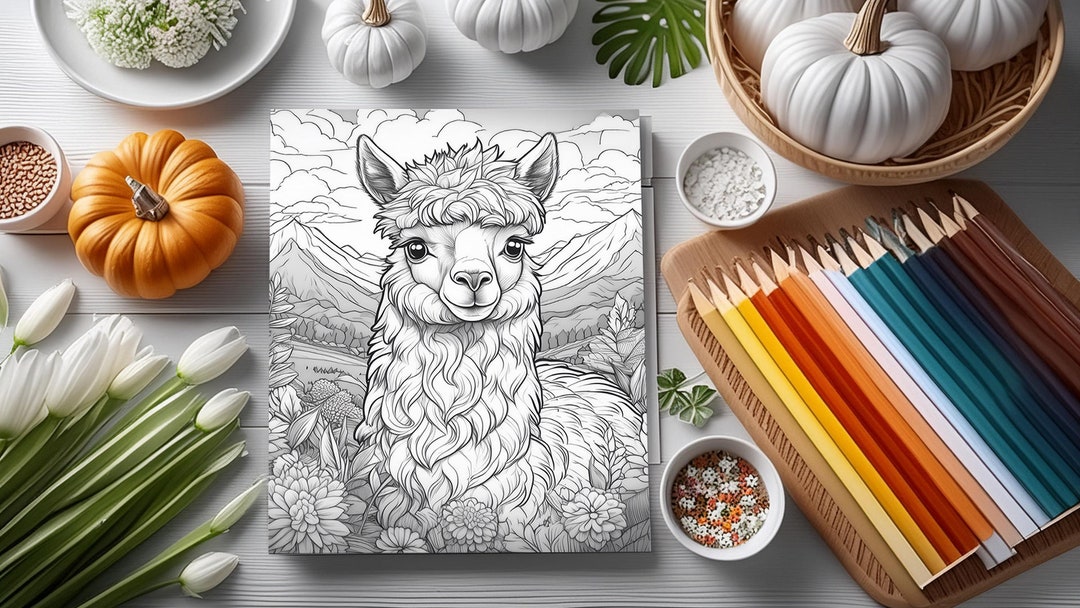 Printable Animal Coloring Pages - Etsy