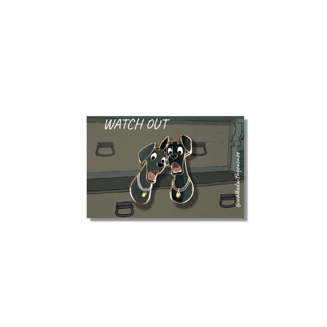 WATCH OUT - 101 Dalmatians Fantasy Pin - Etsy