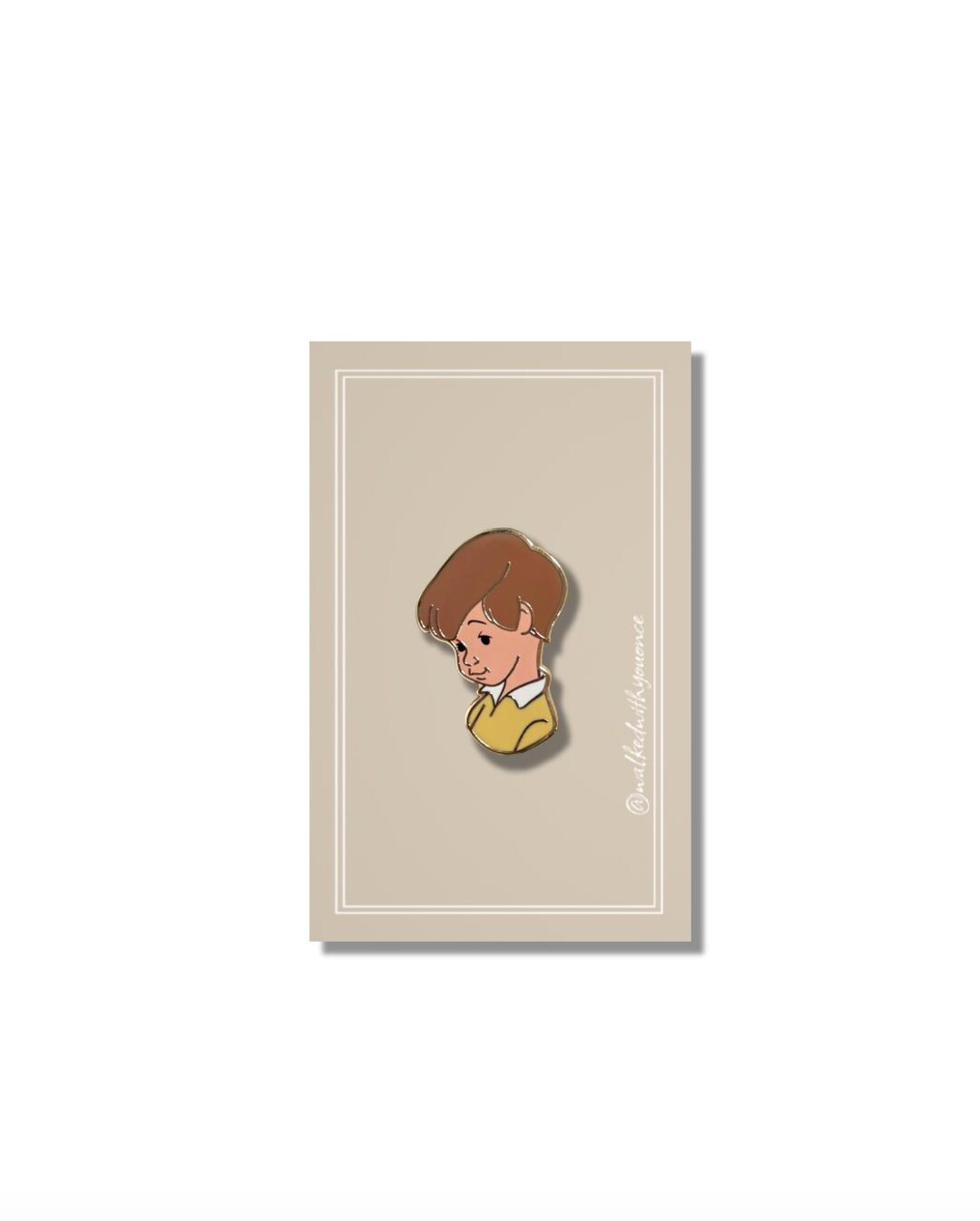 Christopher Robin - Winnie the Pooh Bust Pin - Etsy