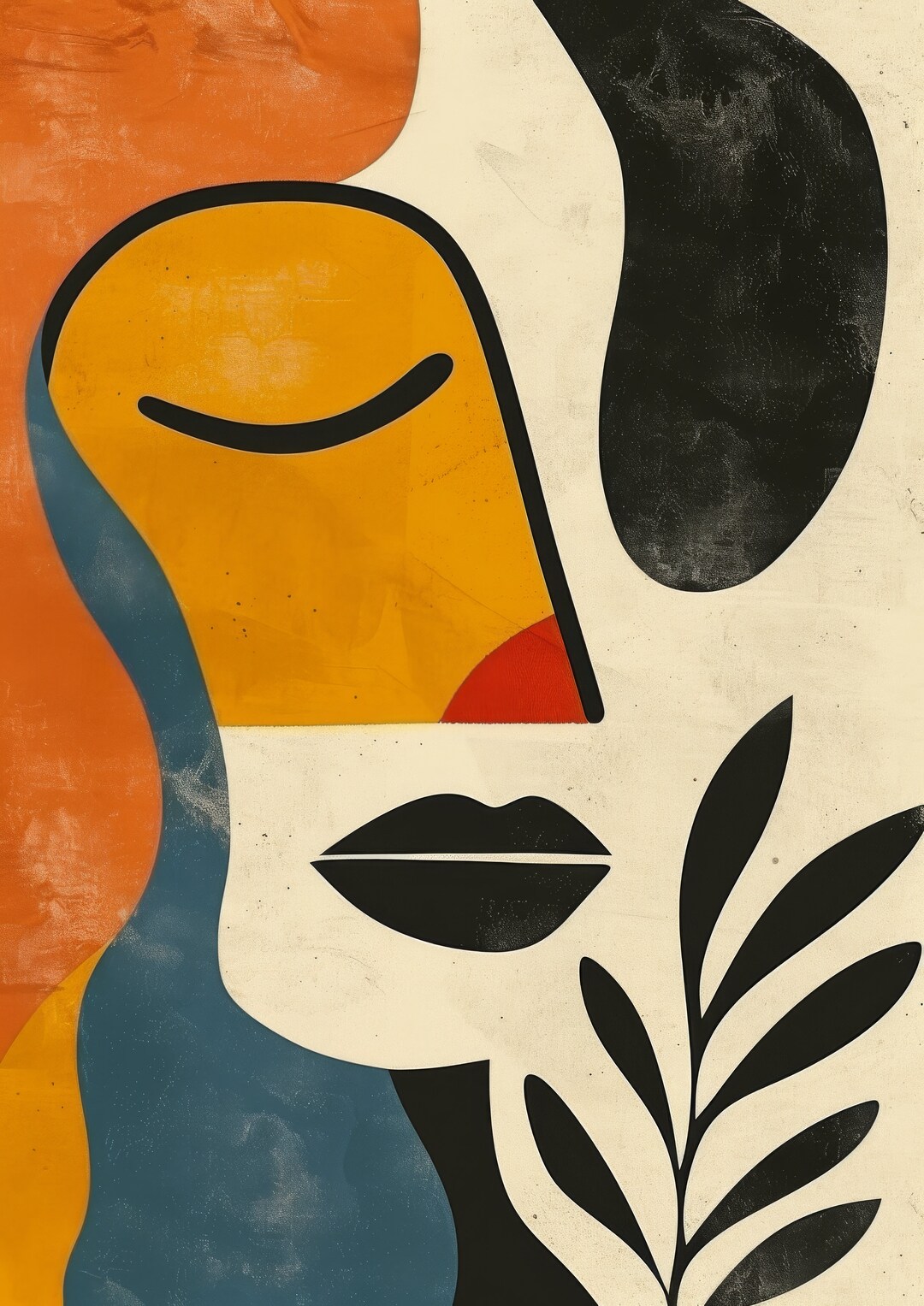 Cutout, Wallart, Design, Retro, Contemporary, Abstract, Minimalist ...