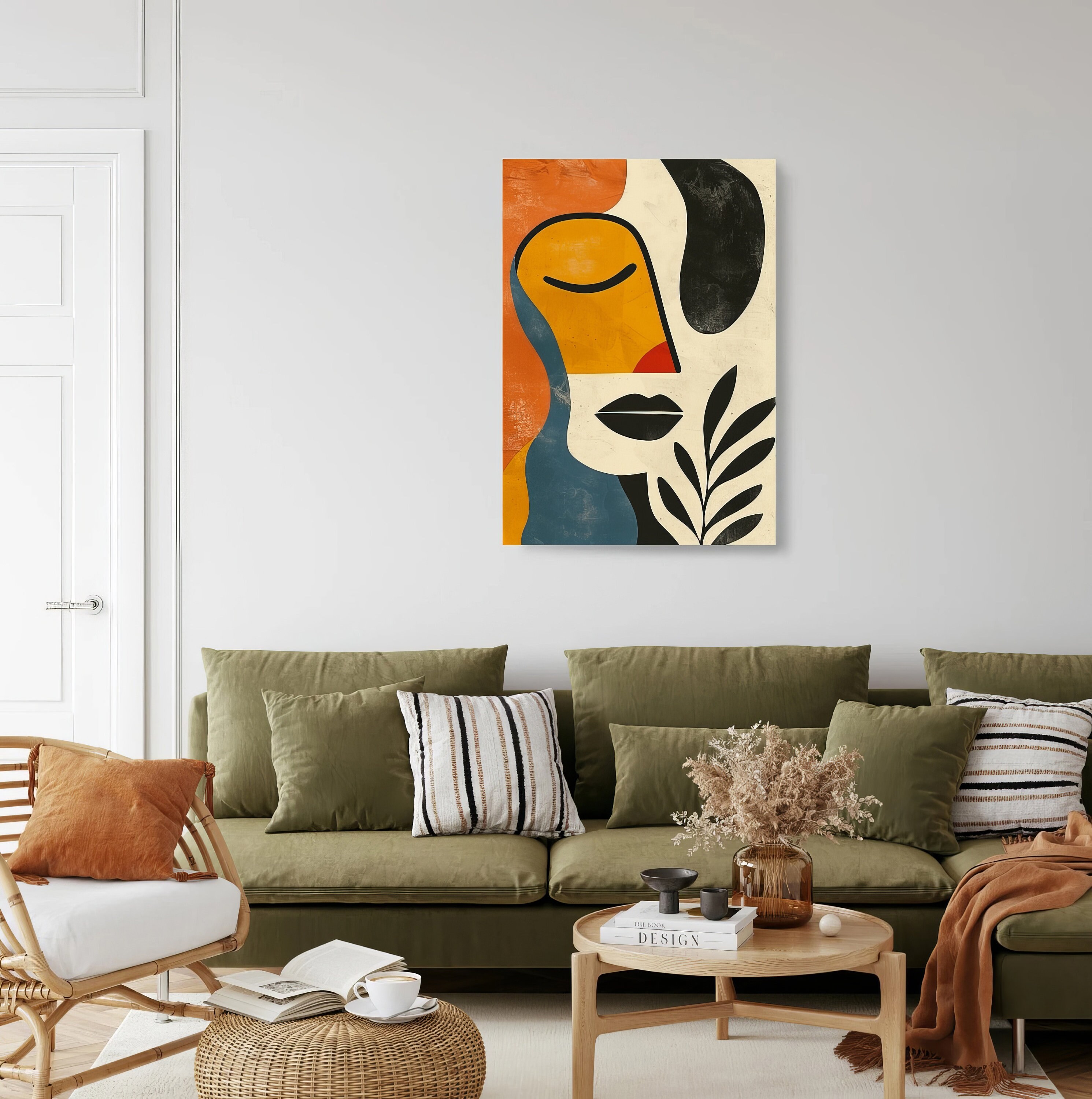 Cutout, Wallart, Design, Retro, Contemporary, Abstract, Minimalist ...